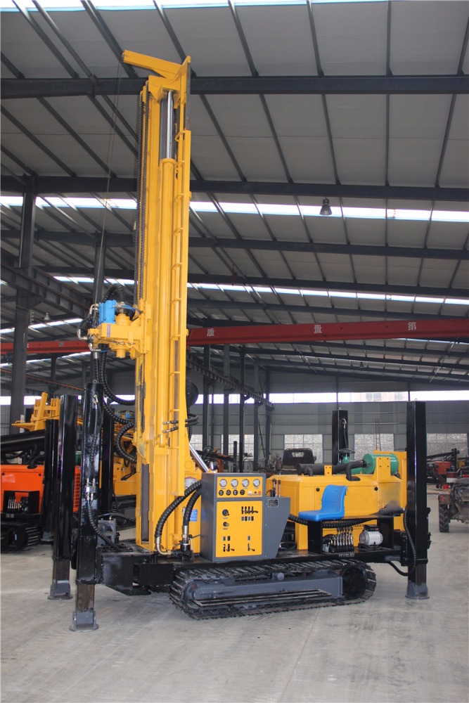 8.8 Tons 300m Depth Pile Drilling Machine Crawler Type Pneumatic ...