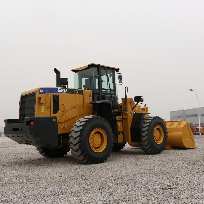 Single Stage Heavy Earth Moving Machinery SEM 6 Ton Wheel Loader ...