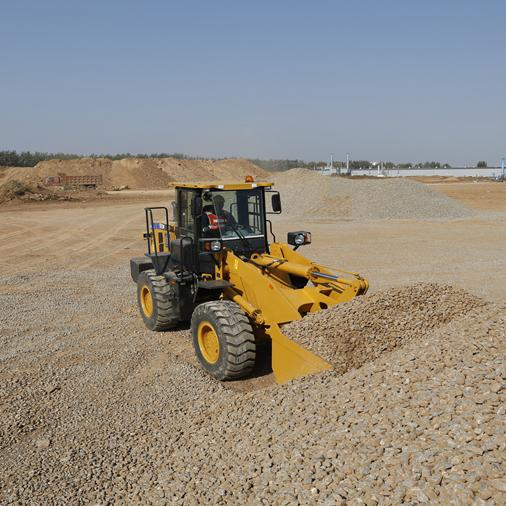 Yellow Road Construction Machinery Wheel Loader SEM 3T SEM636D 2.5m³ ...
