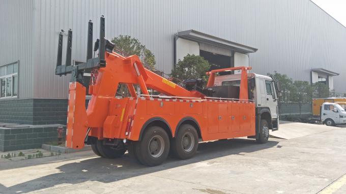 371hp Road Platform Recovery 60 Ton Wrecker Truck LHD RHD Driving type