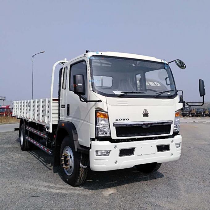 Elegant Howo Light Truck 4x2 5 Ton Capacity Red Color Euro 2 High Safety