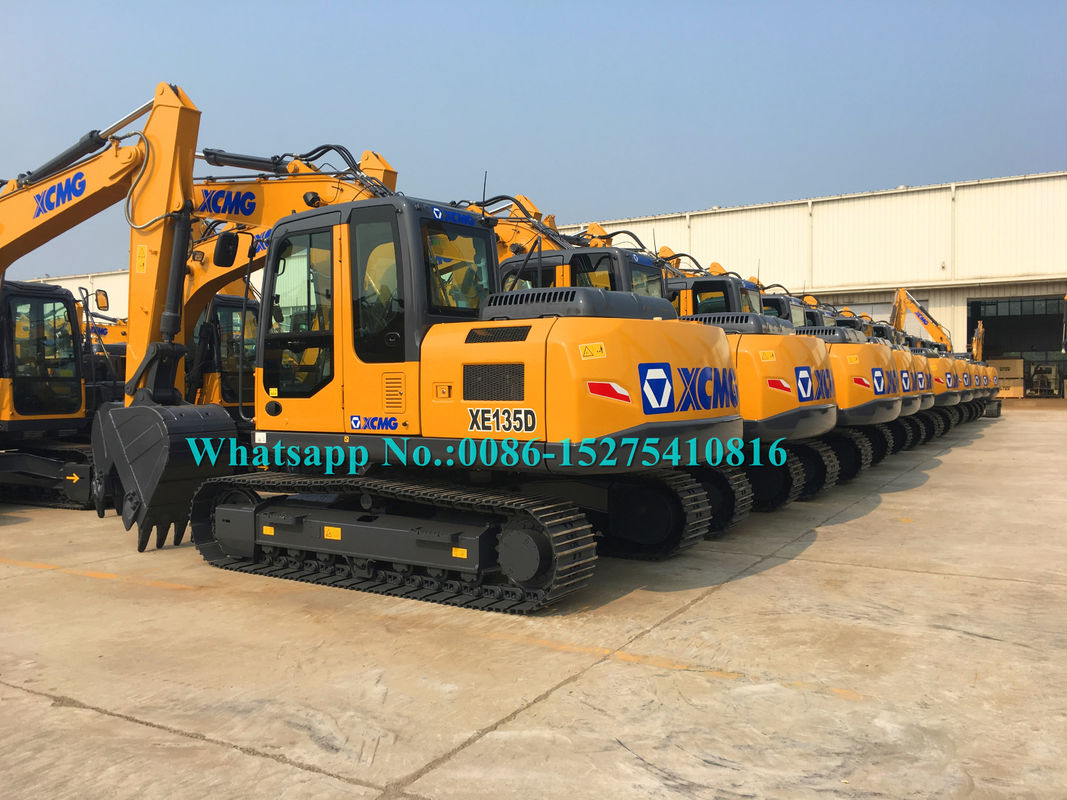 72.7kw Heavy Digging Machinery ,13 Ton Excavator With 0.4 M3 Bucket ...