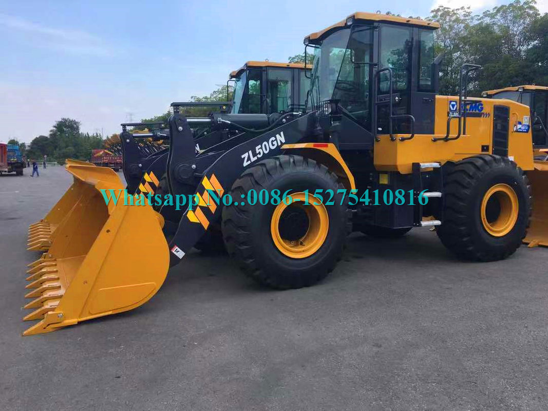 Heavy Load XCMG ZL50GN 5 Ton wheel loaders with 3m3 bucket with Weichai ...