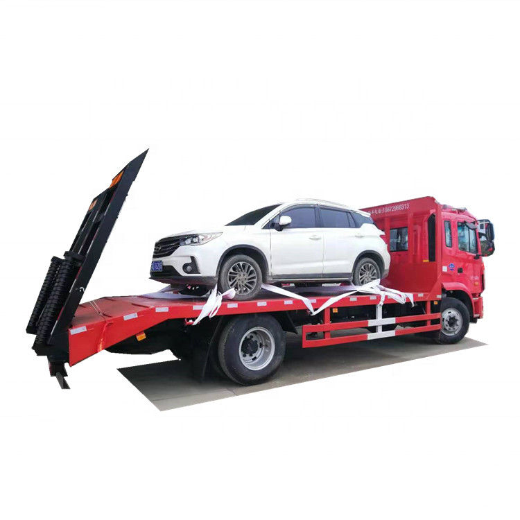 FAW Powered Platform Vehicle For Transportation 4*2 LHD FAW Flat Truck ...