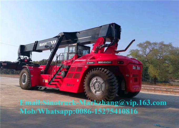SRSC45C31 Sany Reachstacker Bulk Cargo Handling Equipment High Speed