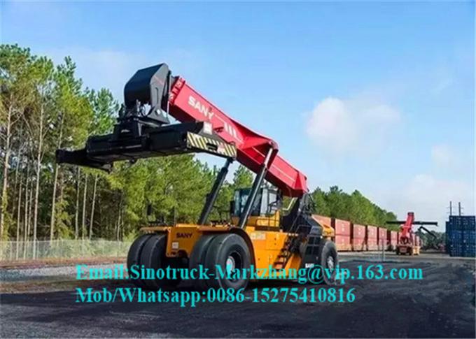 Kalmar 45 Ton 40ft Container Reach Stacker Forklift , Container Moving ...