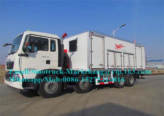Heavy Mining Crushing Equipment ANFO Emulsion Truck With HOWO 8x4 Chassis