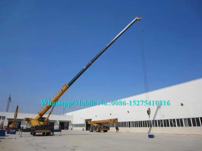 Heavy Duty 80 Tonne Mobile Crane Truck RT80 With CAT Engine Automatic ...