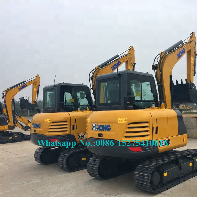 Yellow Color Heavy Digging Equipment , 6 Tonne Digger With Yanmer ...